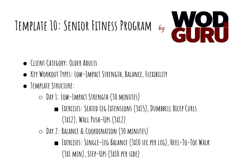 10 Personal Training Templates to Save Your Time - WodGuru